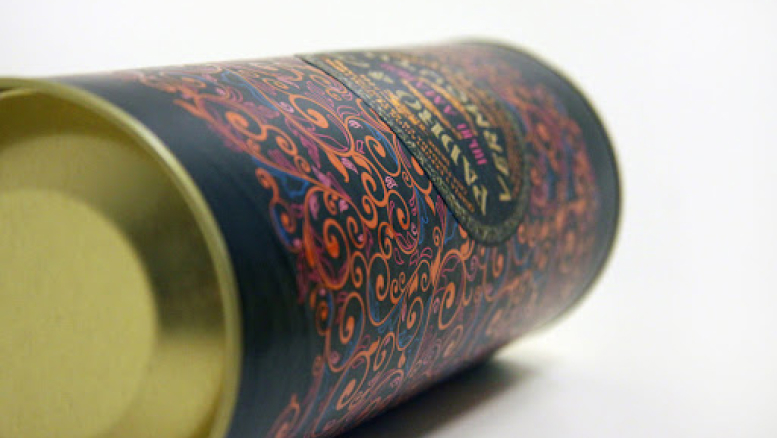 Canisters. Cardboard packaging for bottles.